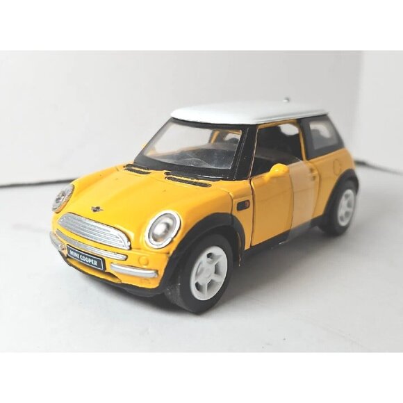 BMW | Toys | 20 Mini Cooper Bmw Yellow White Diecast Car | Poshmark